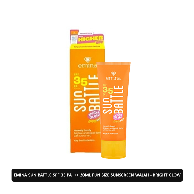 Jual EMINA SUN BATTLE SPF 35 | SPF 50 PA+++ 20ML - 50ML SUNSCREEN WAJAH ALL VARIAN | Shopee ...