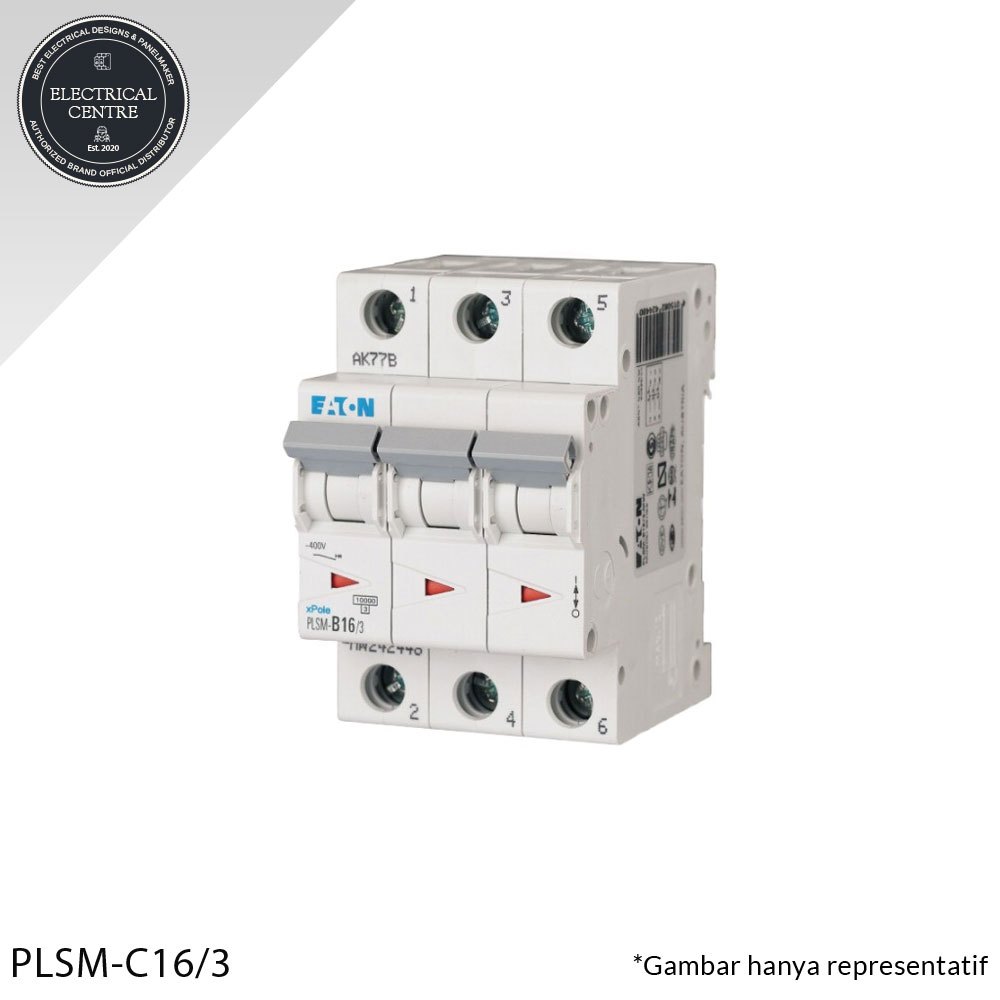 Jual PLSM-C16/3 MCB Eaton Moeller 282652 | Shopee Indonesia
