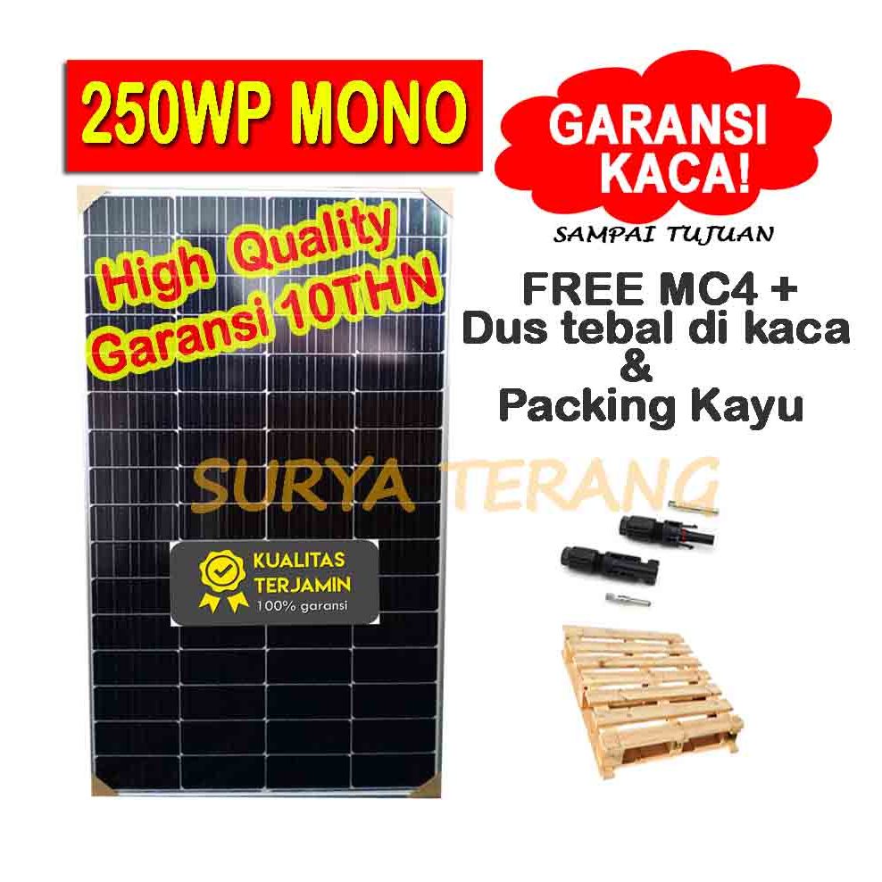 Jual Solar Panel Surya 250wp Mono Solar Cell 250wp Monocrystalline Free ...