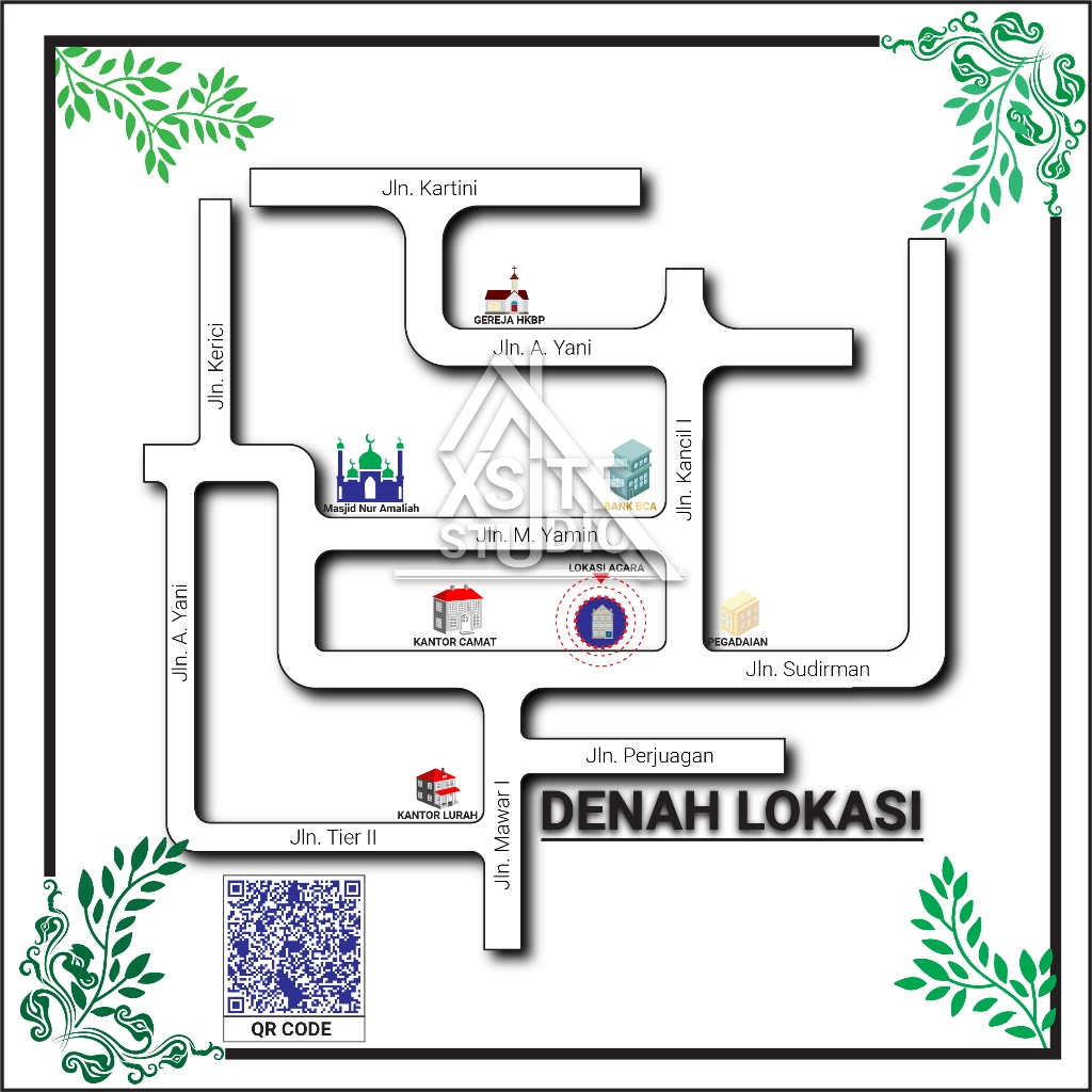 Jual Denah Lokasi Acara, Lokasi Gedung, Lokasi Acara, Lokasi pertemuan ...
