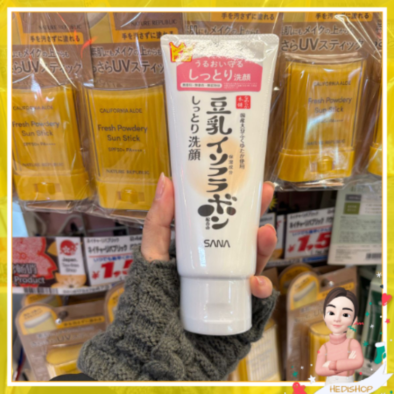 Jual Sana Soy Milk Isoflavone WR Cleansing Face Wash 150g | Shopee Indonesia