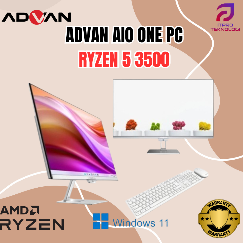 Jual ADVAN AIO ONE PC RYZEN 5 3500 8GB 512GB | Shopee Indonesia