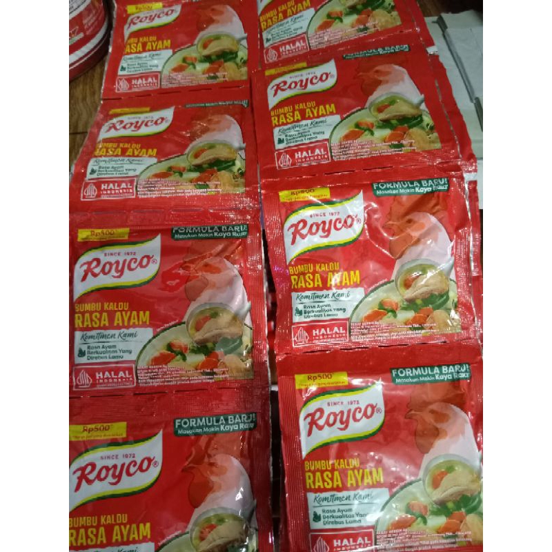Jual ROYCO Rasa AYAM Bumbu Kaldu Spesial 8gr (12 pcs/1 renceng ...