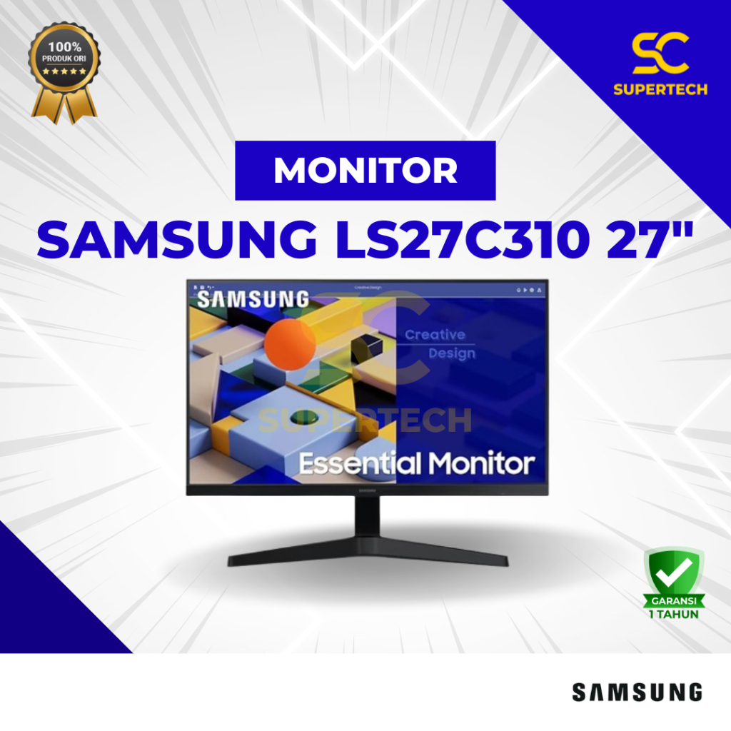 Jual LED Monitor Samsung LS27C310 27"/FHD/IPS/75Hz/5ms/HDMI/VGA ...