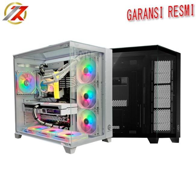 Jual CUBE GAMING VAONT - ATX Gaming Case - Panoramic View - Front-Top & Left 3 Sided Tempered ...