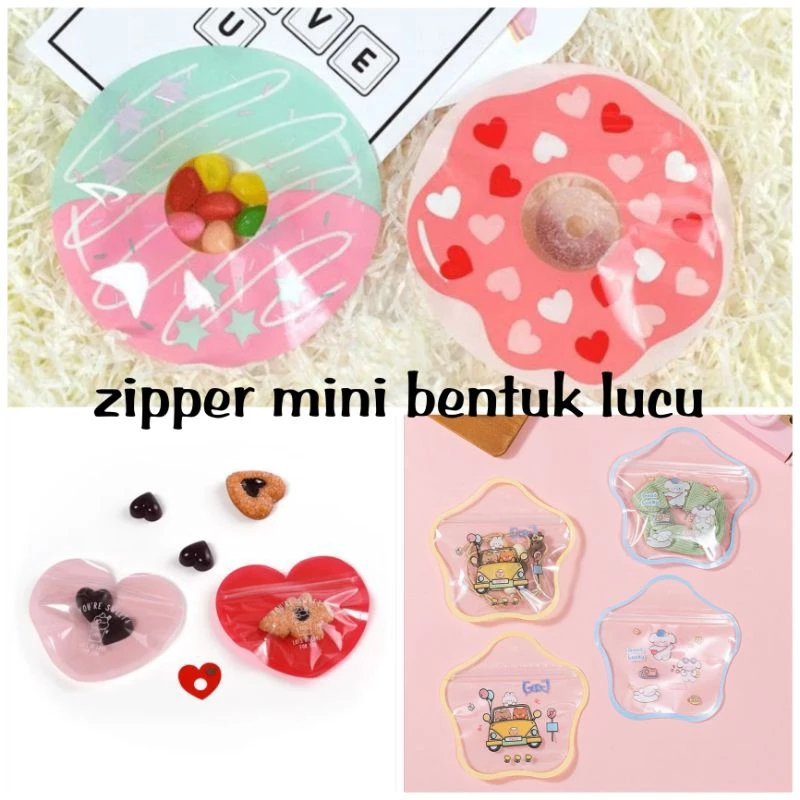 Jual DYPACK Zipper BAG UNYU MINI 3D STAR DONUT / PACKAGING LUCU COCOK ...