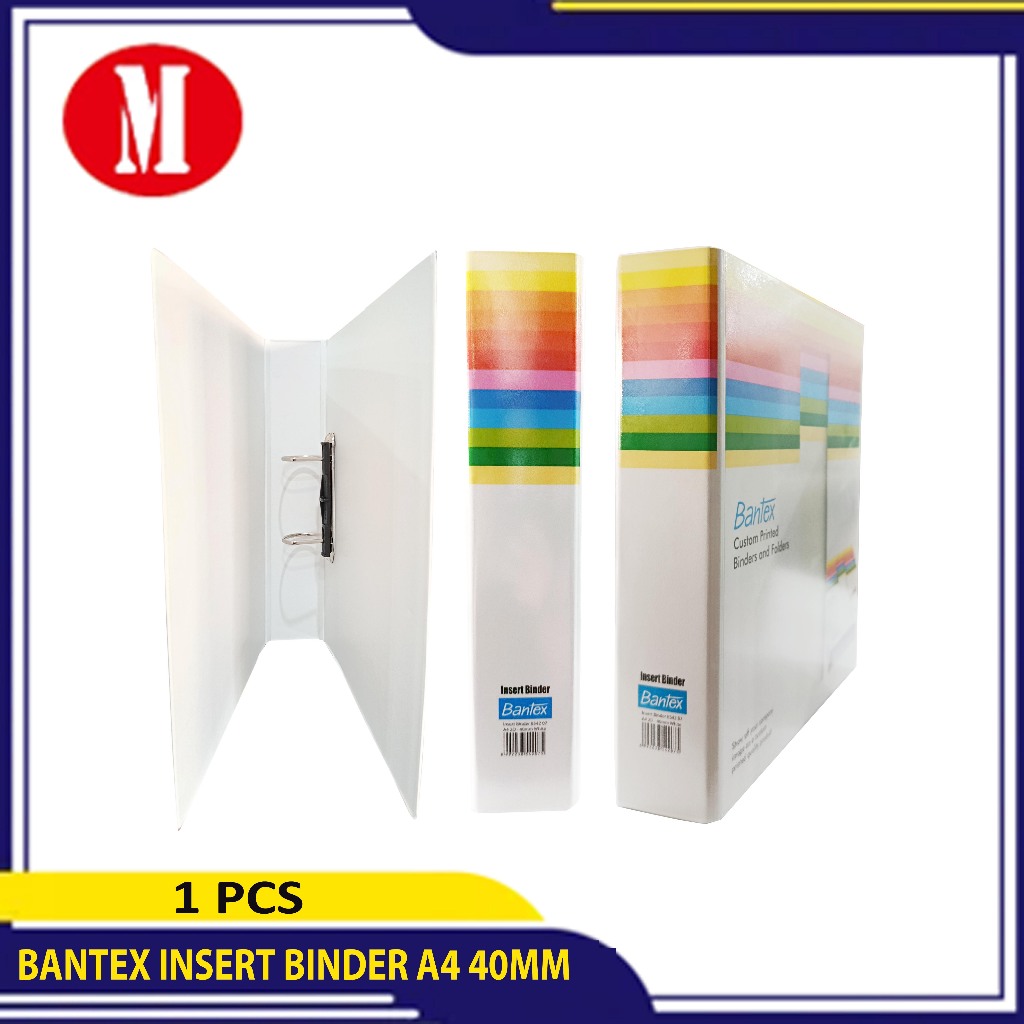 Jual Ordner Bantex Insert Binder A4 40MM | Shopee Indonesia