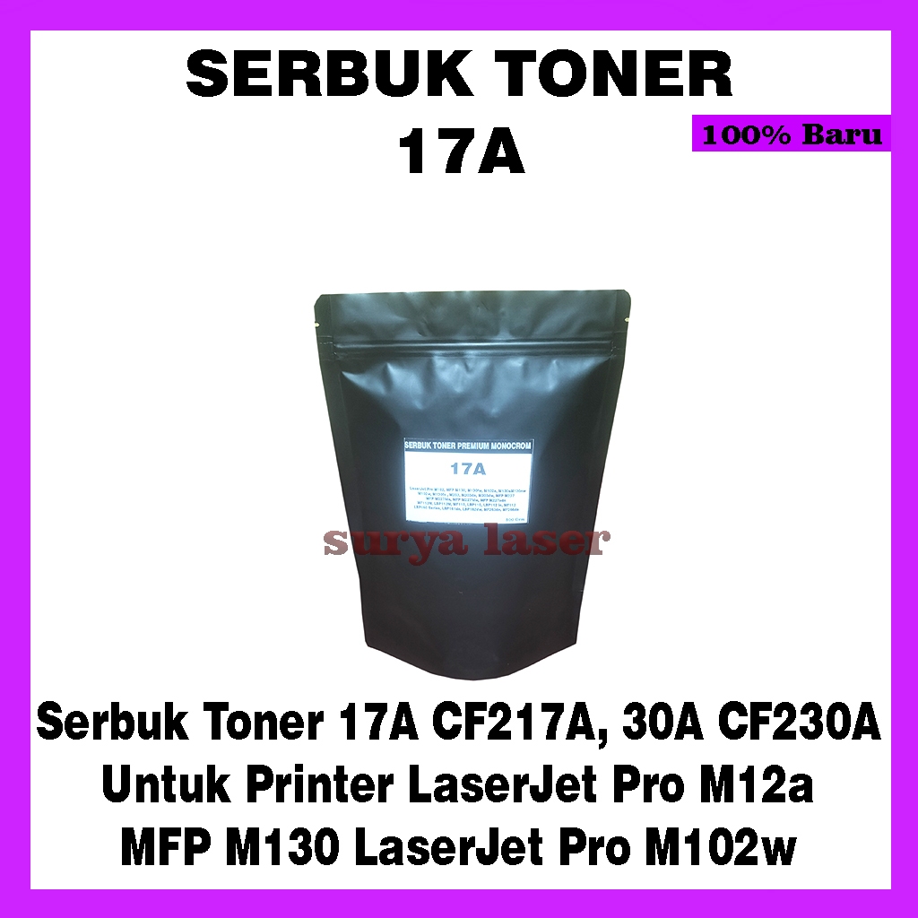 Jual Serbuk toner printer LaserJet M102, MFP M130, M203, M227, MF264 ...