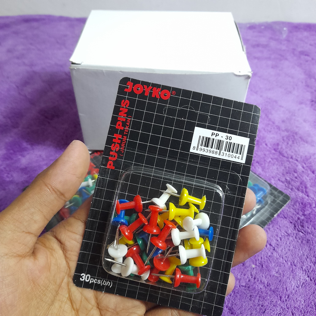 Jual Push Pin pp-30 Joyko Transparant/doft | Shopee Indonesia