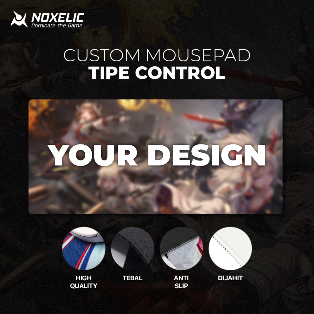 Jual Custom Gaming Mousepad CONTROL Surface Premium Mousepad S/M/L/XL ...
