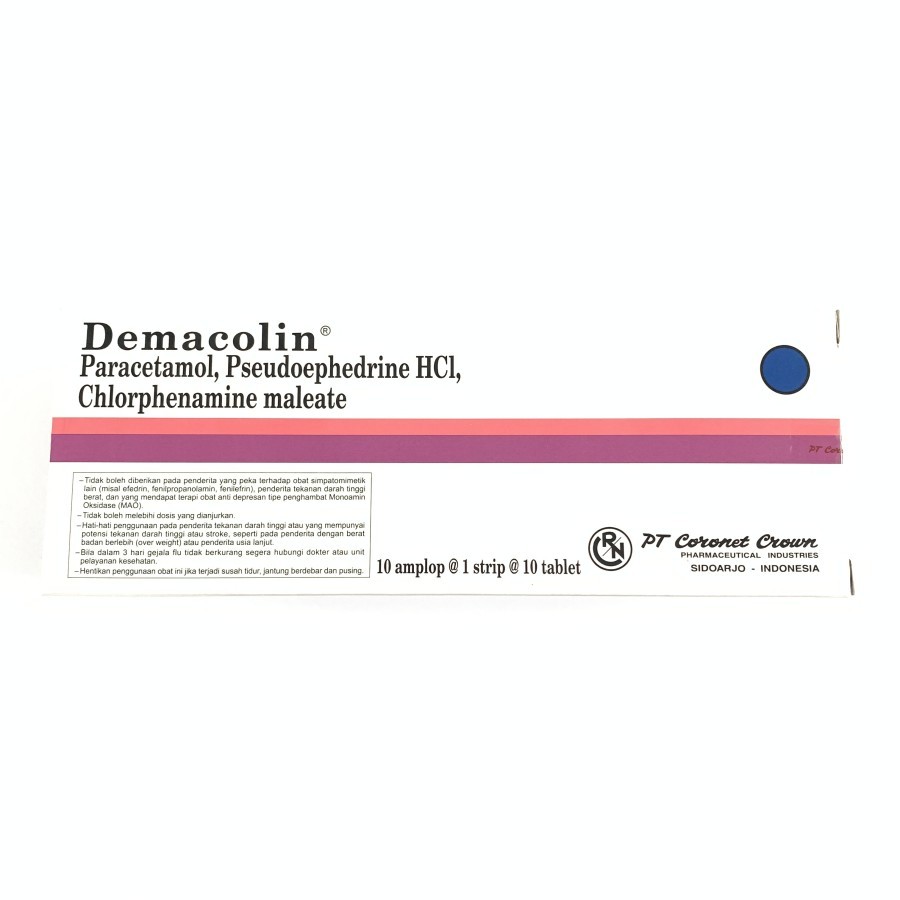 Jual Demacolin Tablet - Obat Flu (Demam & Pilek) | Shopee Indonesia