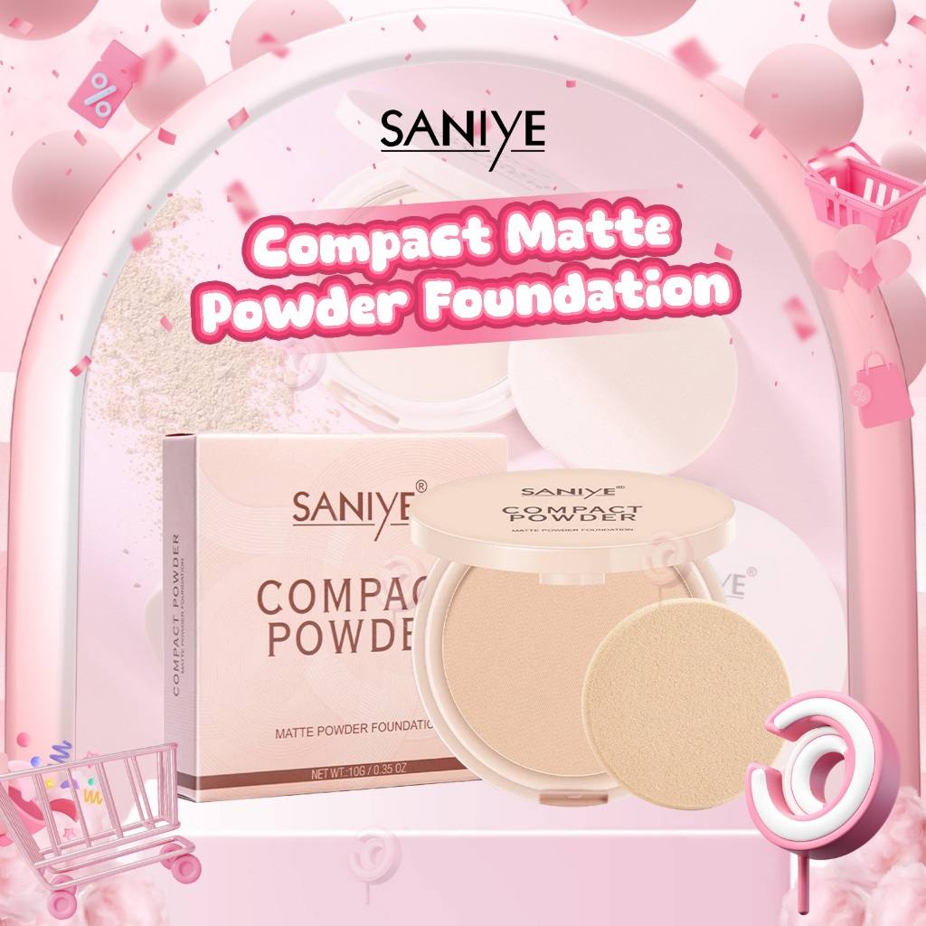 Jual SANIYE - COMPACT POWDER MATTE FOUNDATION R5006 ( 10 g ) - Bedak ...