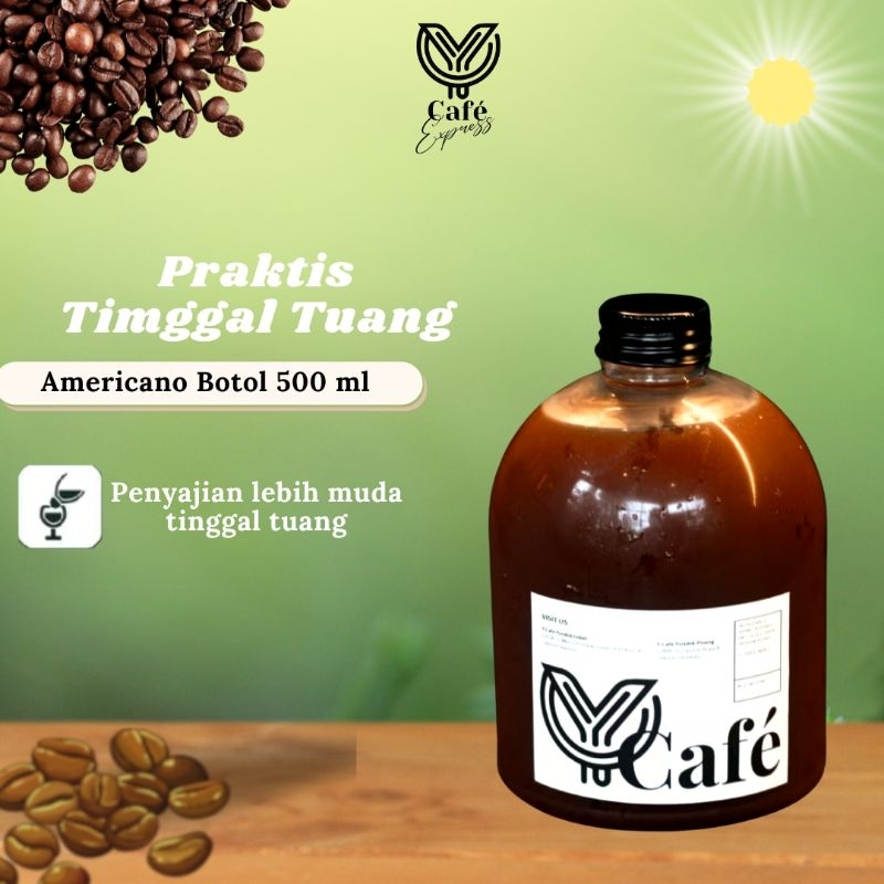 Jual Americano 500 ml - Minuman Kemasan Botol Espresso Arabica Honey ...