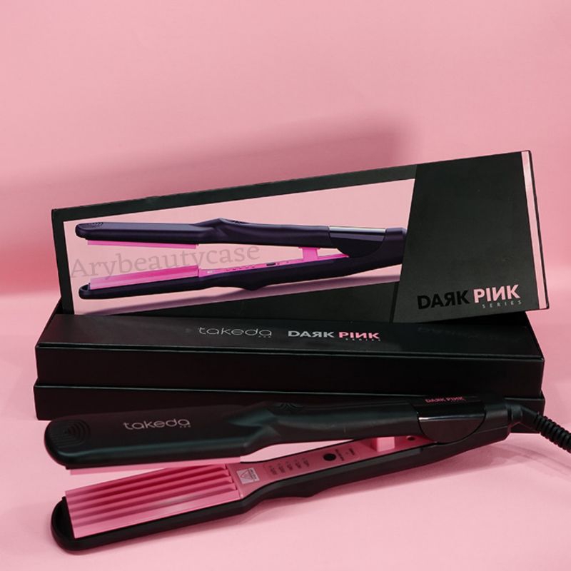 Jual Takeda Dark pink Catok Genteng Rambut catokan rambut gelombang ...