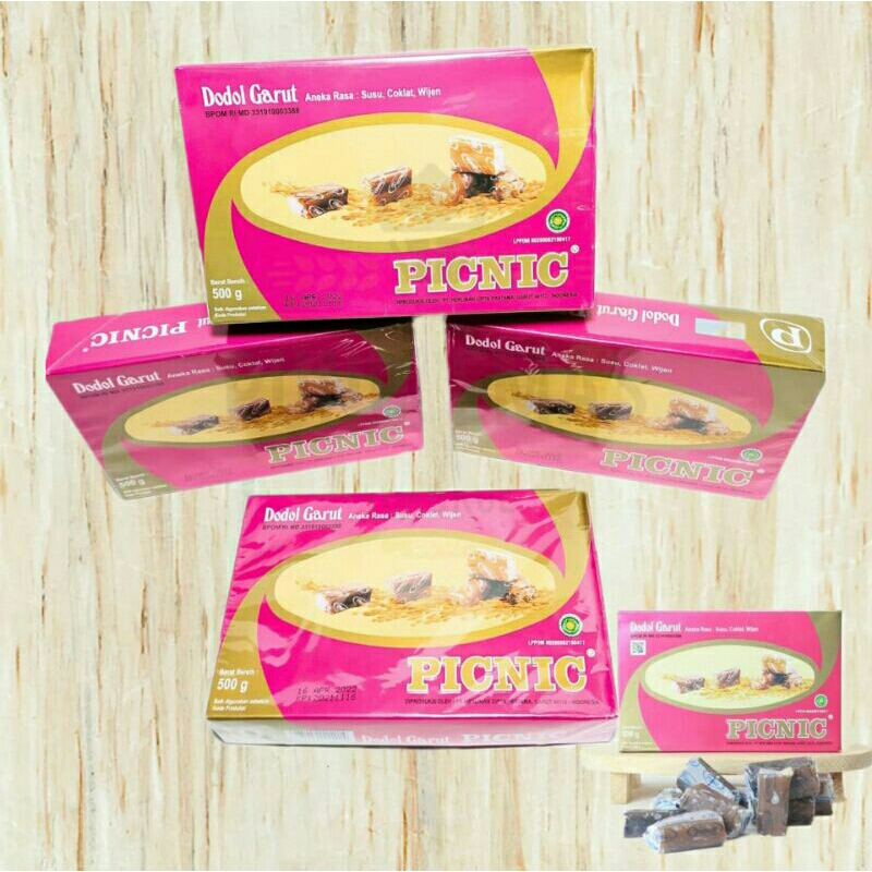 Jual DODOL PICNIC ASLI GARUT 250gram/500gram Kualits premium Produk Original Dodol Asli Garut ...