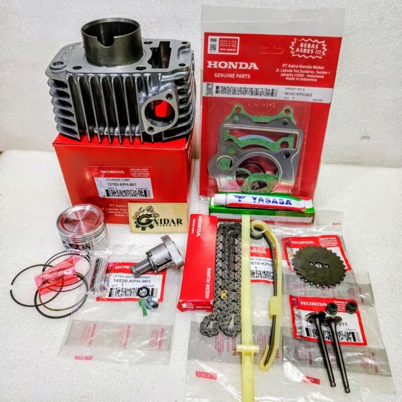 Jual Blok Seher Komplit + Rantai Keteng Lengkap 9 Item Supra X 125 Old Khrisma Kirana KPH ...