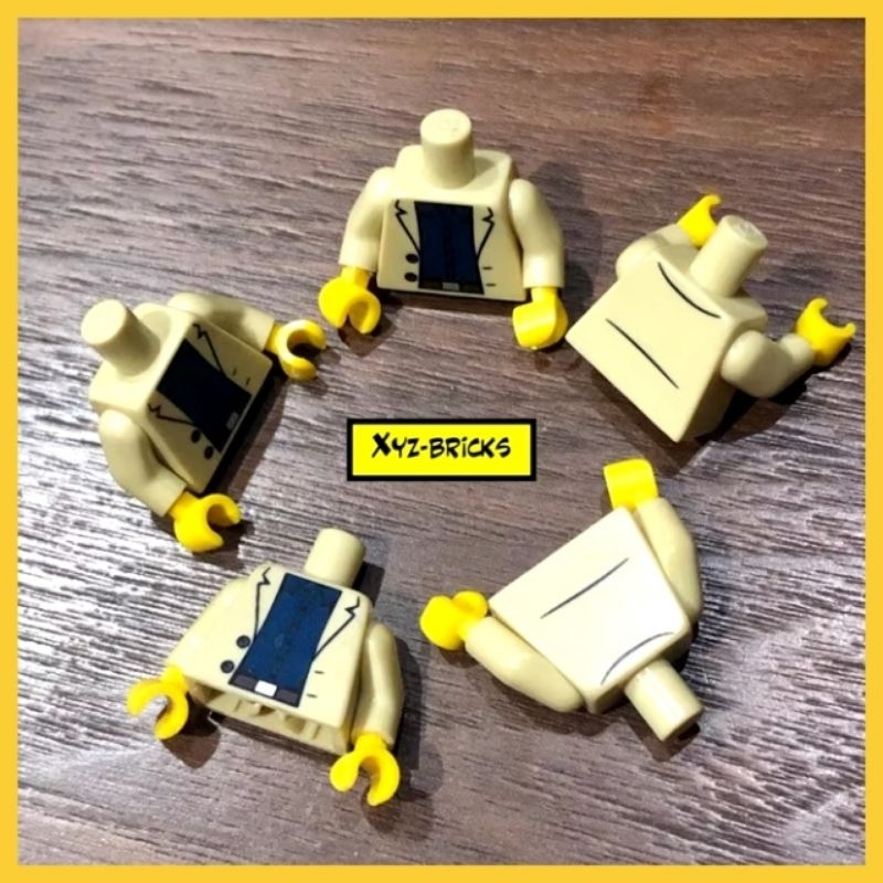 Jual LEGO PARTS 6043327 Torso - Mini Upper Part No. 2440 Brick Yellow ...