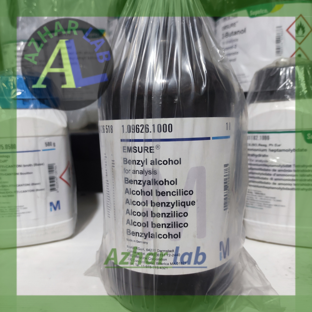 Jual Benzil Alkohol Pro Analis / Benzyl Alcohol Merck 109626 / C7H8O ( Eceran ) | Shopee Indonesia
