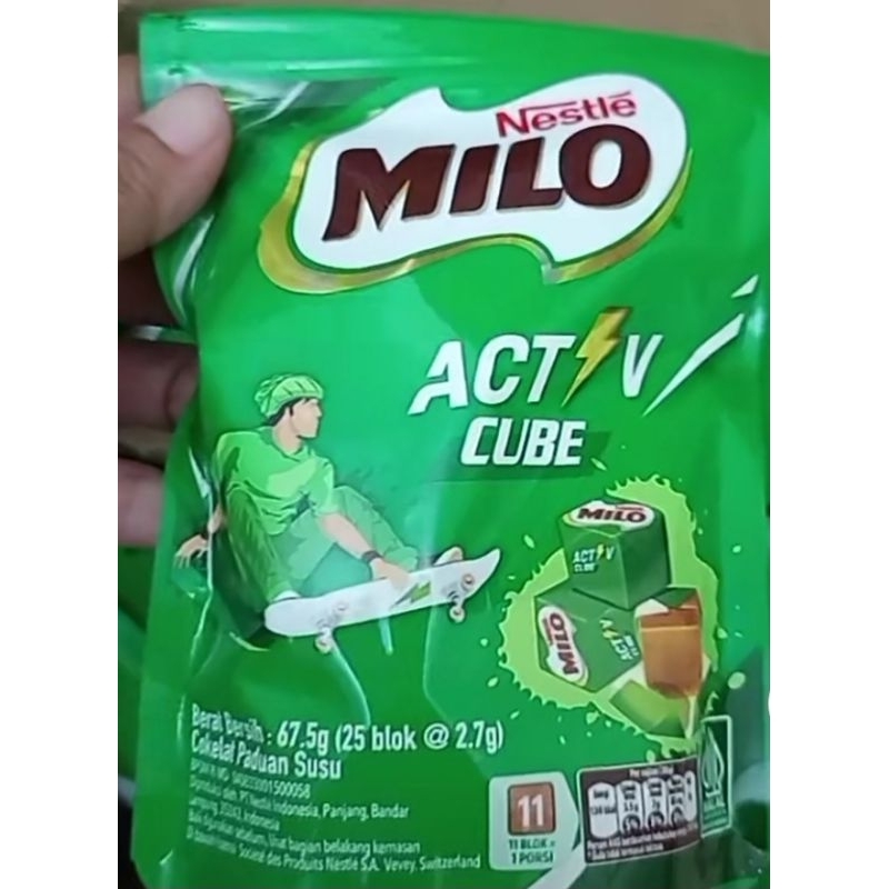 Jual Milo energy cube isi 25 blok | Shopee Indonesia