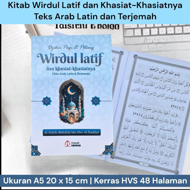 Jual Kitab Wirdul Latif Teks Arab Latin dan Terjemah Disertai Khasiat ...
