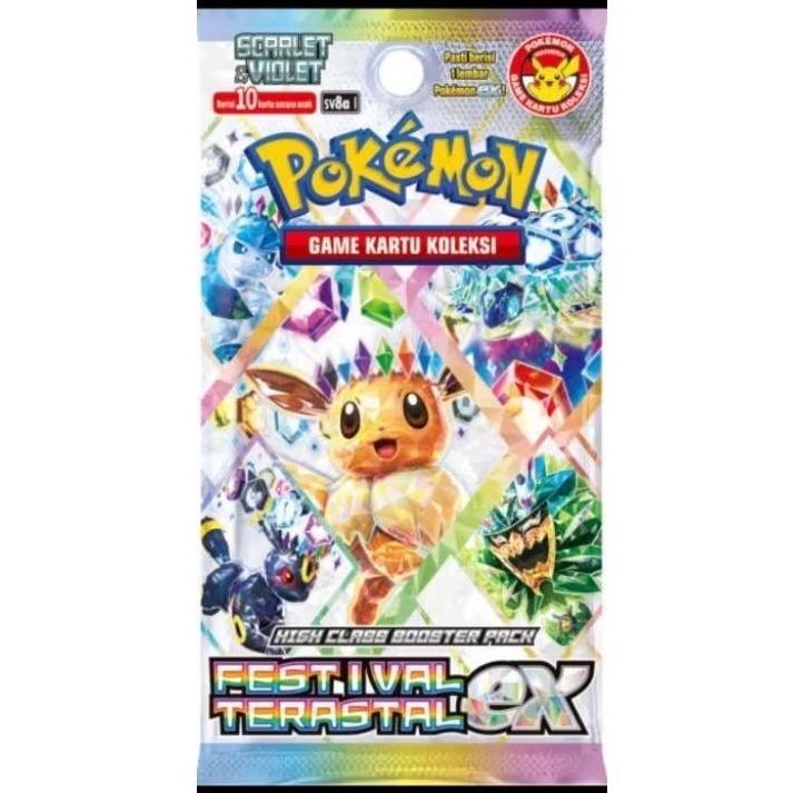 Jual Festival Terastal EX booster pack sv8a kartu pokemon indonesia Tcg | Shopee Indonesia