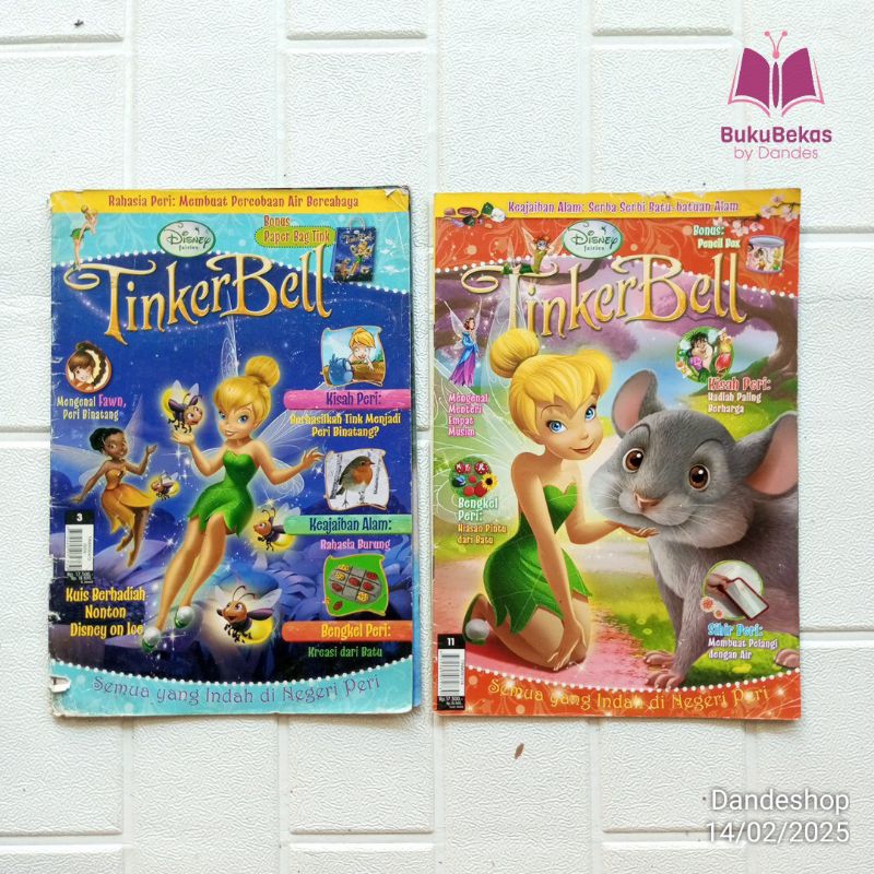 Jual Majalah Tinkerbell Bekas Preloved - Tinker Bell Magazine Anak ...