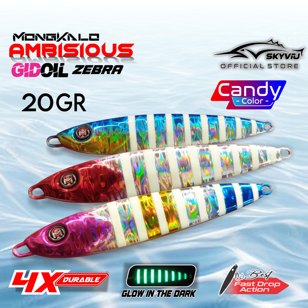 Jual Metal Jig 20 Gram GID MONGKALO AMBISIOUS 20gr MetalJig Killer 20g 20 gr 20 g Umpan Metal ...