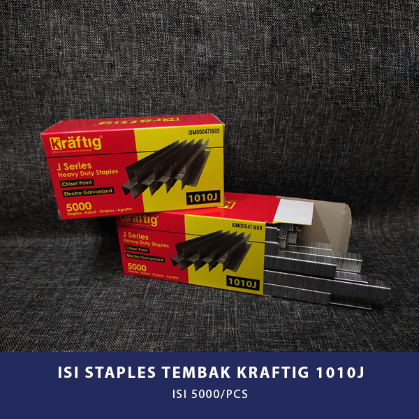 Jual PAKU TEMBAK/KRAFTIG 1010 J ISI STAPLES TEMBAK - BAHAN BAKU SOFA ...