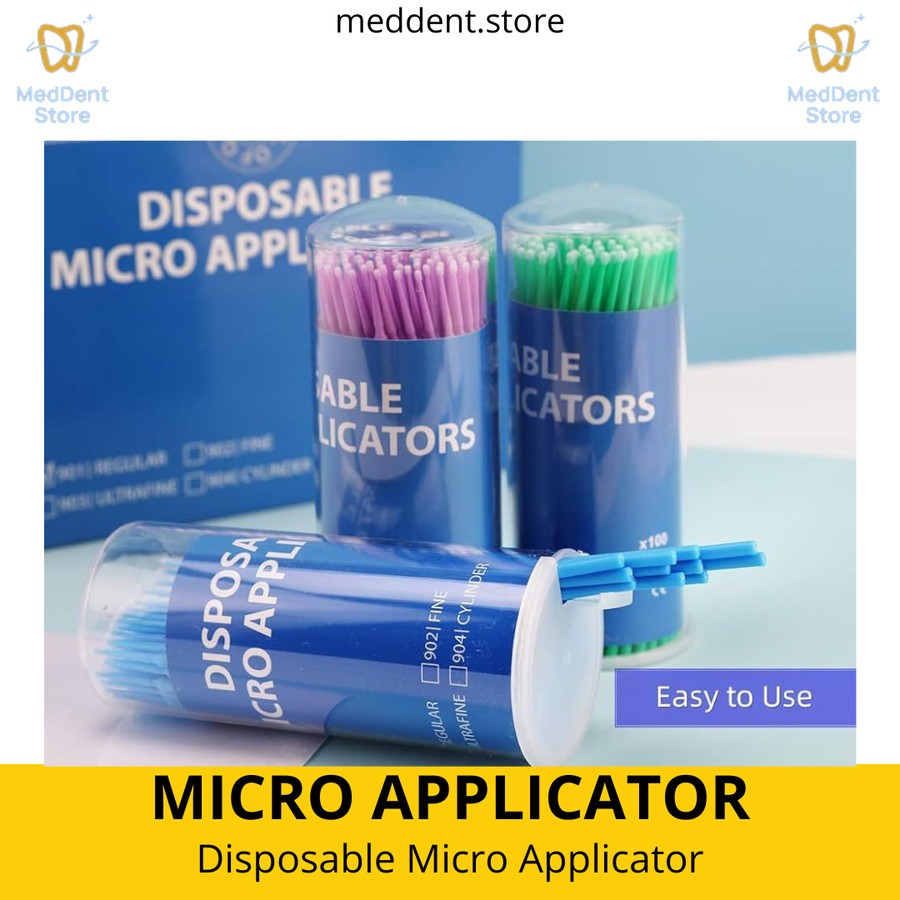 Jual Meddent - Dental Micro Applikator Disposable / Microapplicators ...
