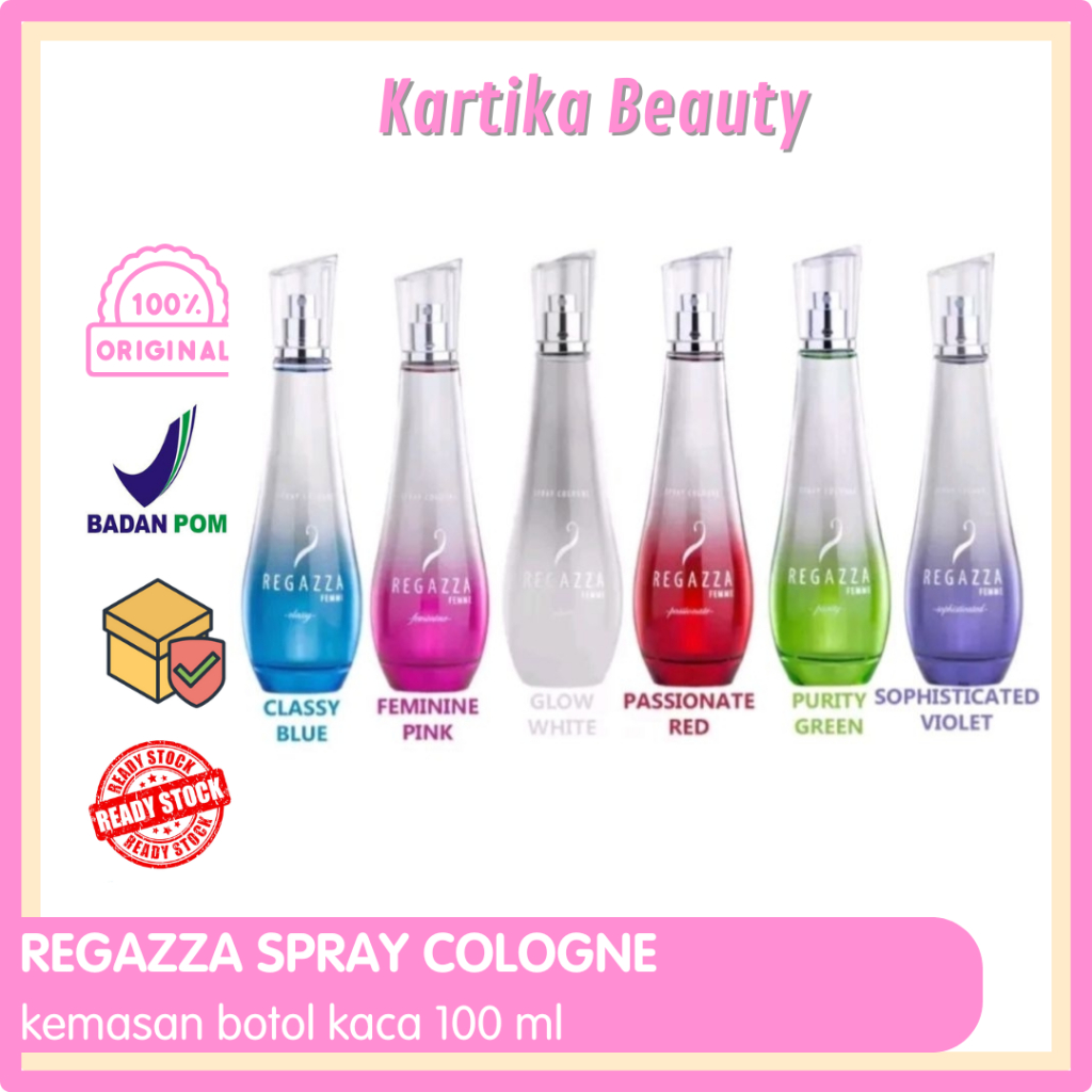 Jual PARFUM REGAZZA SPRAY COLOGNE BOTOL BELING 100 ML FEMME PARFUM ...