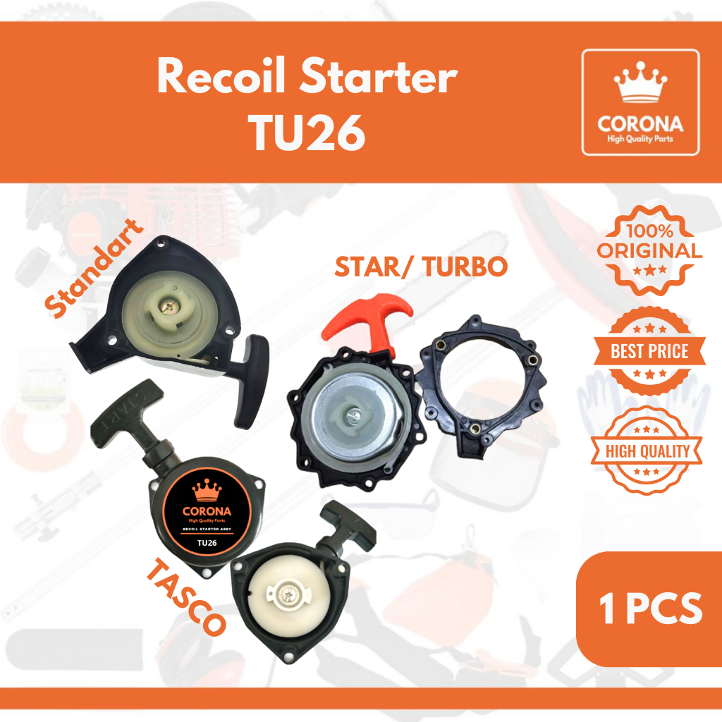 Jual Recoil Starter TU26 Star Turbo Tasco Stater Bintang Tarikan Engkol Mesin Sprayer Semprot ...