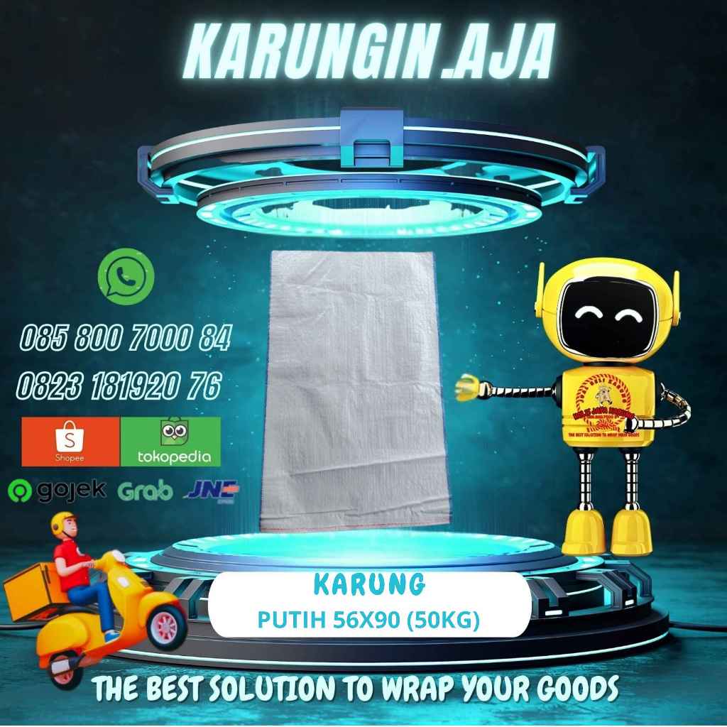 Jual karung bandung Karung 50kg putih 56x90 | Shopee Indonesia