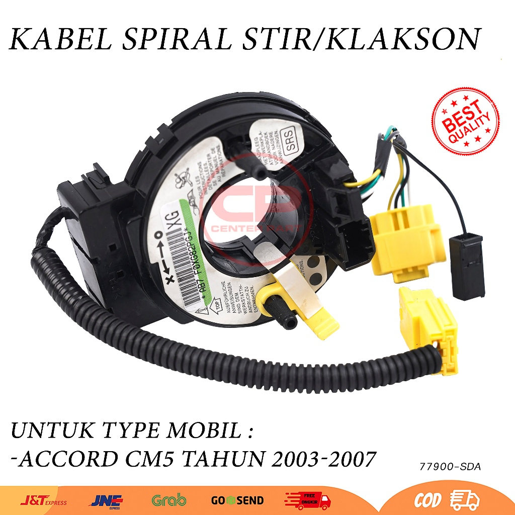 Jual Kabel Cable Spiral Reel Assy Srs Accord Cm5 2003 2004 2005 2006 ...