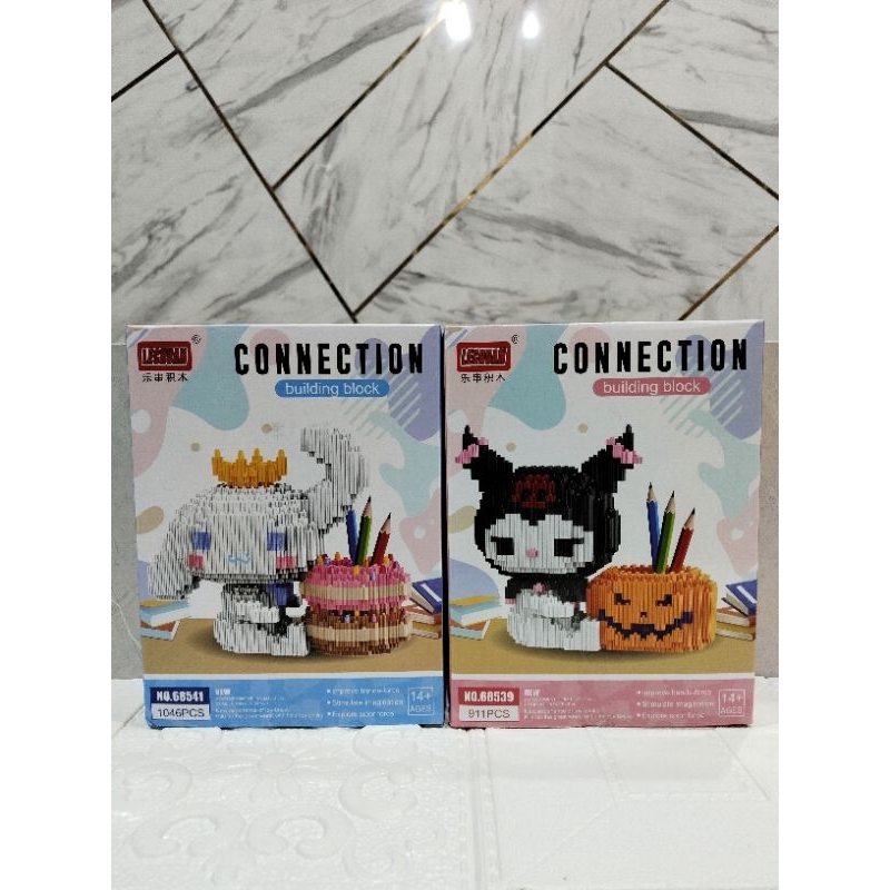 Jual Mainan Lego/ lego tempat alat tulis/lego kuromi/lego cinnamorol ...