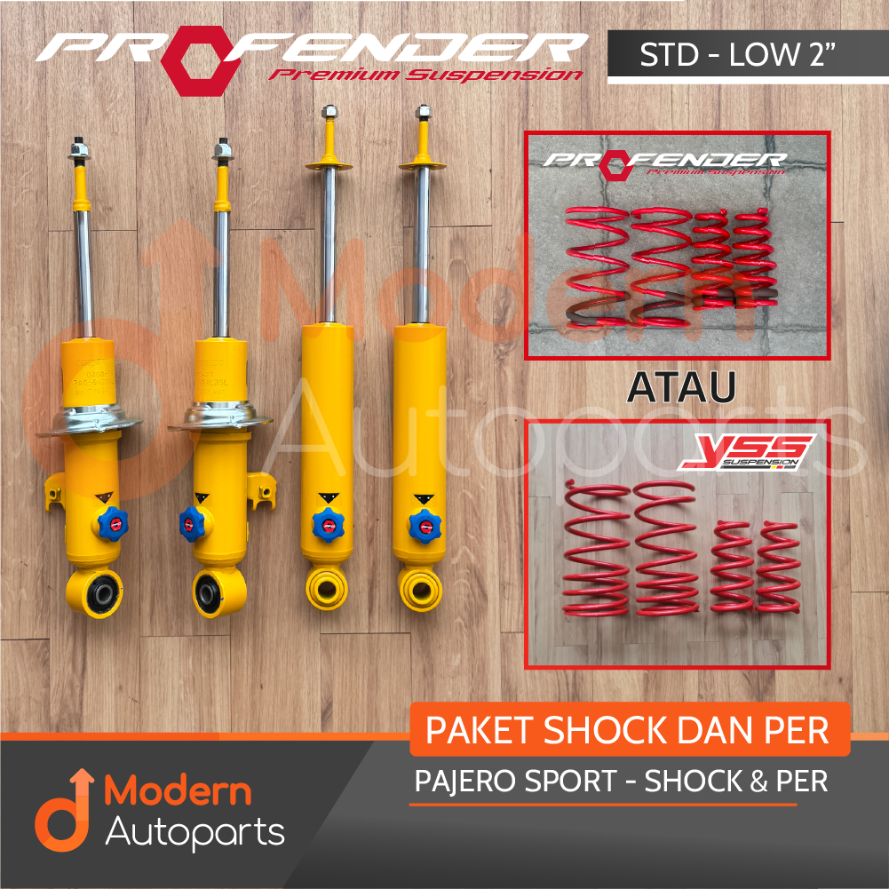 Jual PAKET PROFENDER SHOCKBREAKER & LOWERING KIT PROFENDER YSS PAJERO ...