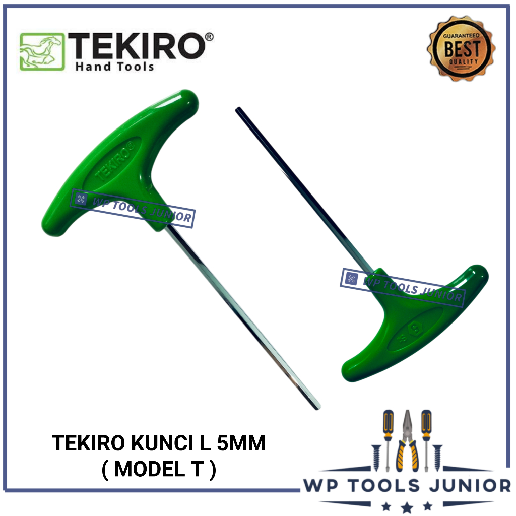 Jual TEKIRO Kunci L Model T 5mm - Kunci L Panjang - T Handle Shape Hex ...