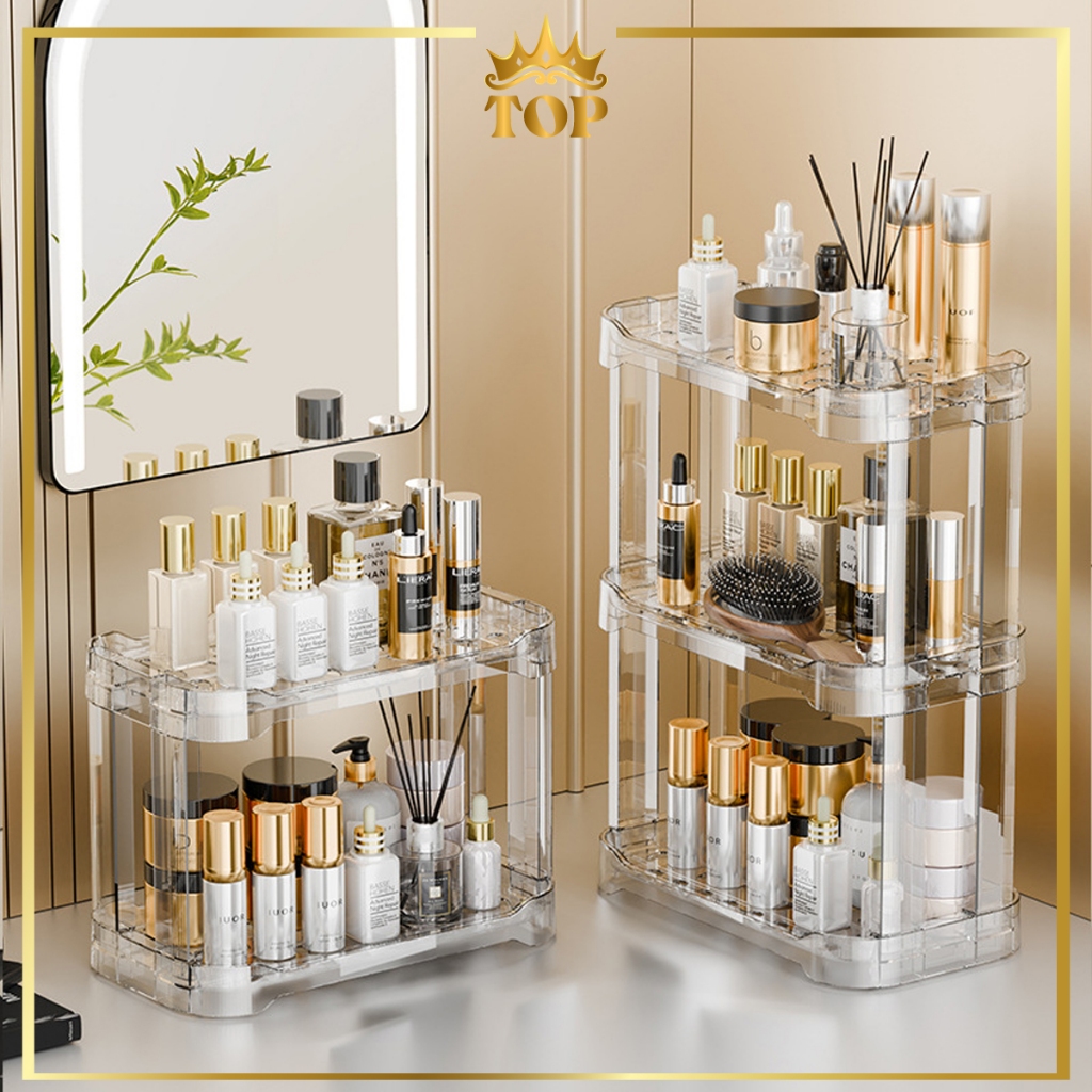 Jual Arcturian Rak Organizer Acrylic Kosmetik Rak Make Up Rak Acrylic ...