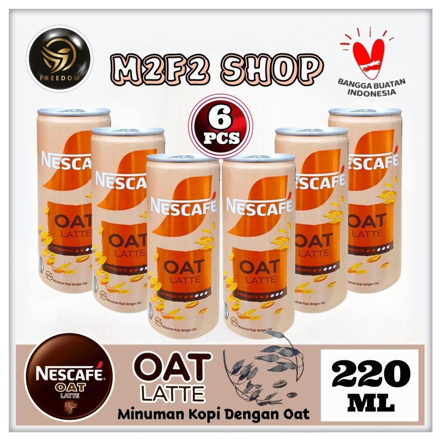 Jual Nescafe Coffee Ala Cafe Oat Latte Can | Kopi Susu Dengan Sereal ...
