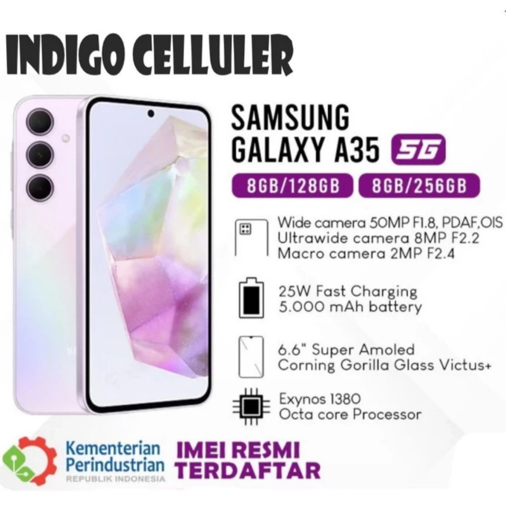 Jual Samsung Galaxy A35 5G 8/128GB 8/256GB Garansi Resmi | Shopee Indonesia