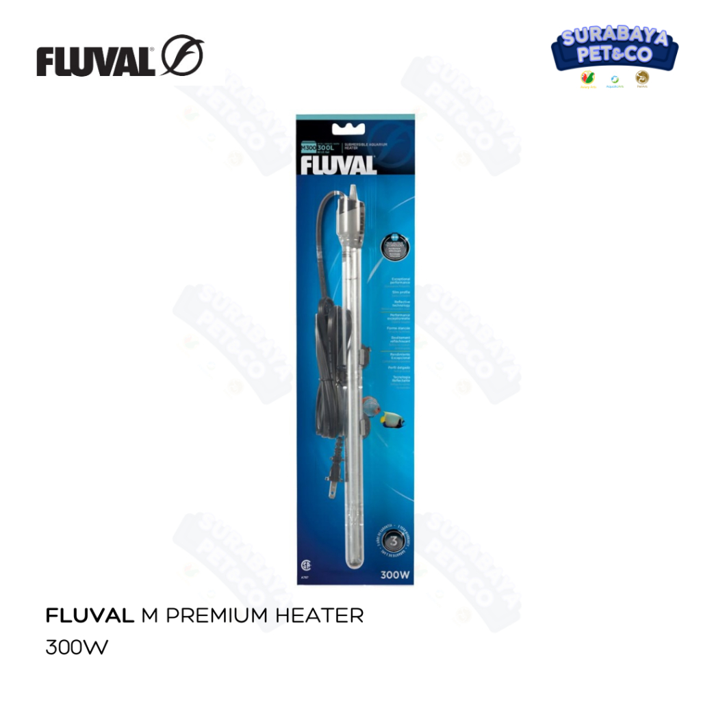 Jual Fluval M Premium Heater 300w Penghangat air aquarium | Shopee ...