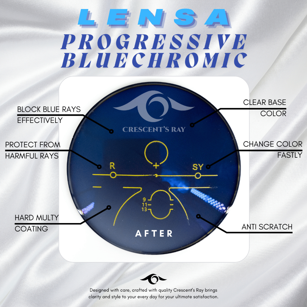 Jual Crescent's Ray - Lensa Progresif ( Double Focus ) | Shopee Indonesia