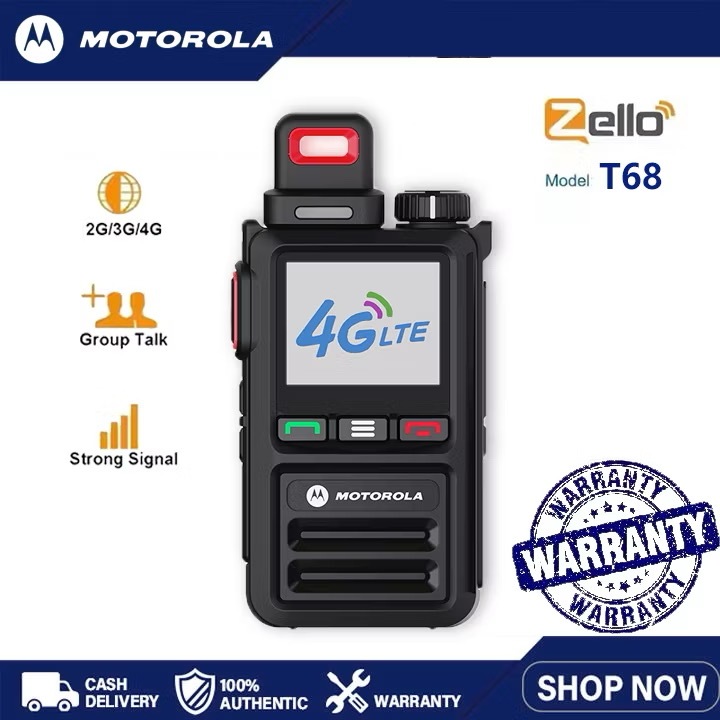 Jual HT Zello 4G TEL Handy Talky Jarak Jauh 2000KM POC Android Motorola ...