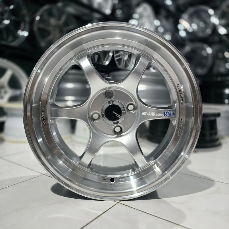 Jual velg racing ring 16 ADVAN RG D2 PCD 4X100 velg mobil r16 velg brio jazz city freed vios ...