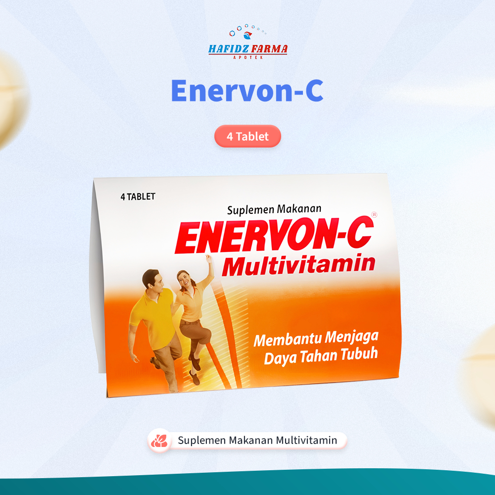Jual Enervon C Multivitamin - Enervon-C Suplemen Daya Tahan Tubuh 4 ...