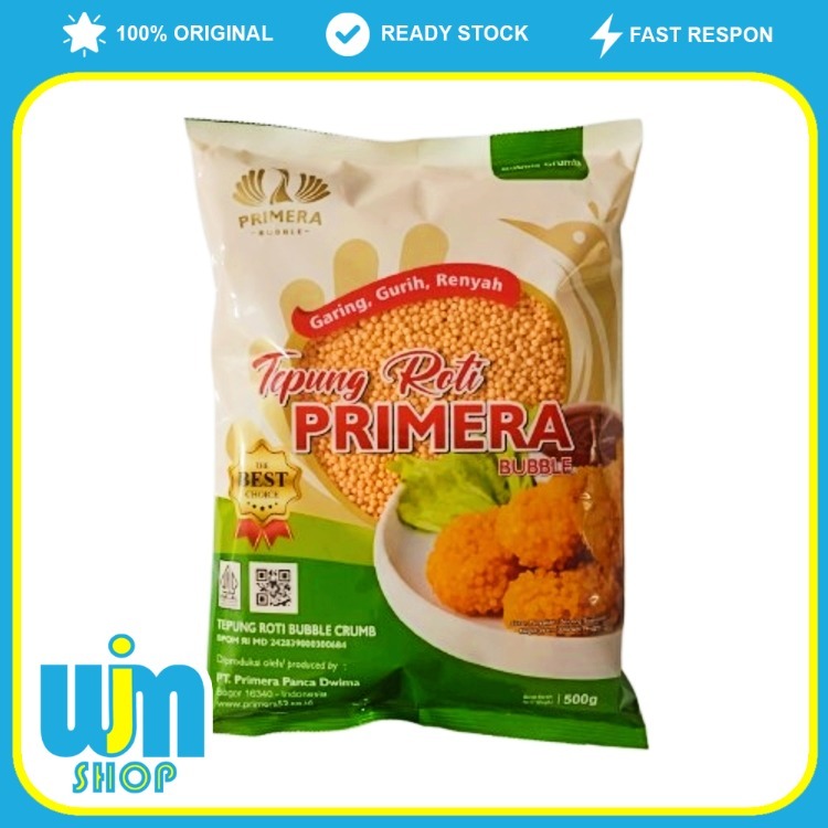 Jual Tepung Roti Bubble Crumb 500gr Primera | Shopee Indonesia