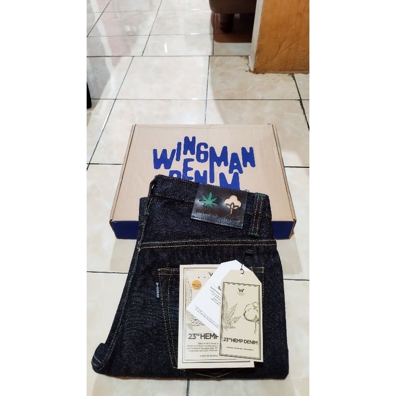 Jual WINGMAN DENIM - THE HEMP 23 OZ | Shopee Indonesia