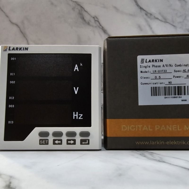 Jual Digital Panel Meter A+V+HZ 1Phase LRUIF33 LARKIN LR-UIF33 AVHZ | Shopee Indonesia