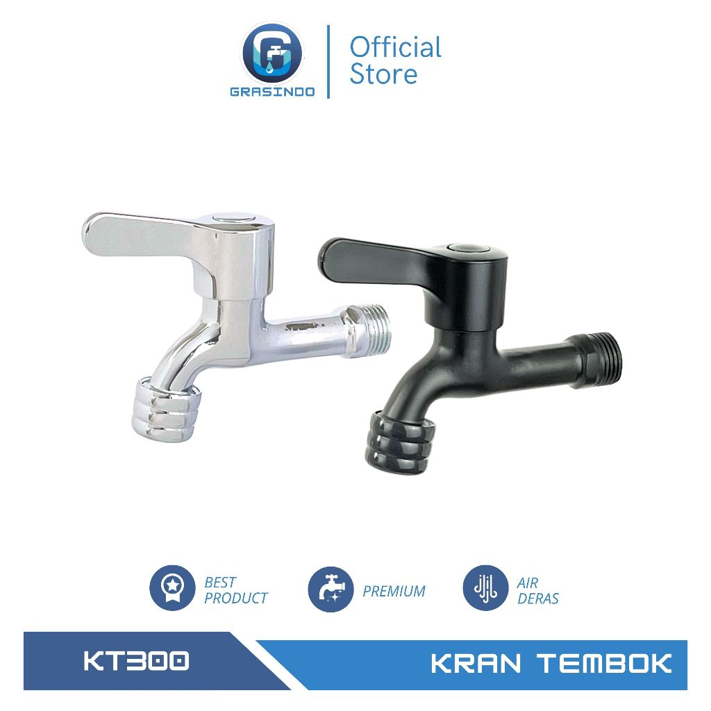 Jual GIG Kran Air / Kran Tembok / Kran Kamar Mandi Handle Engkol KT300 ...