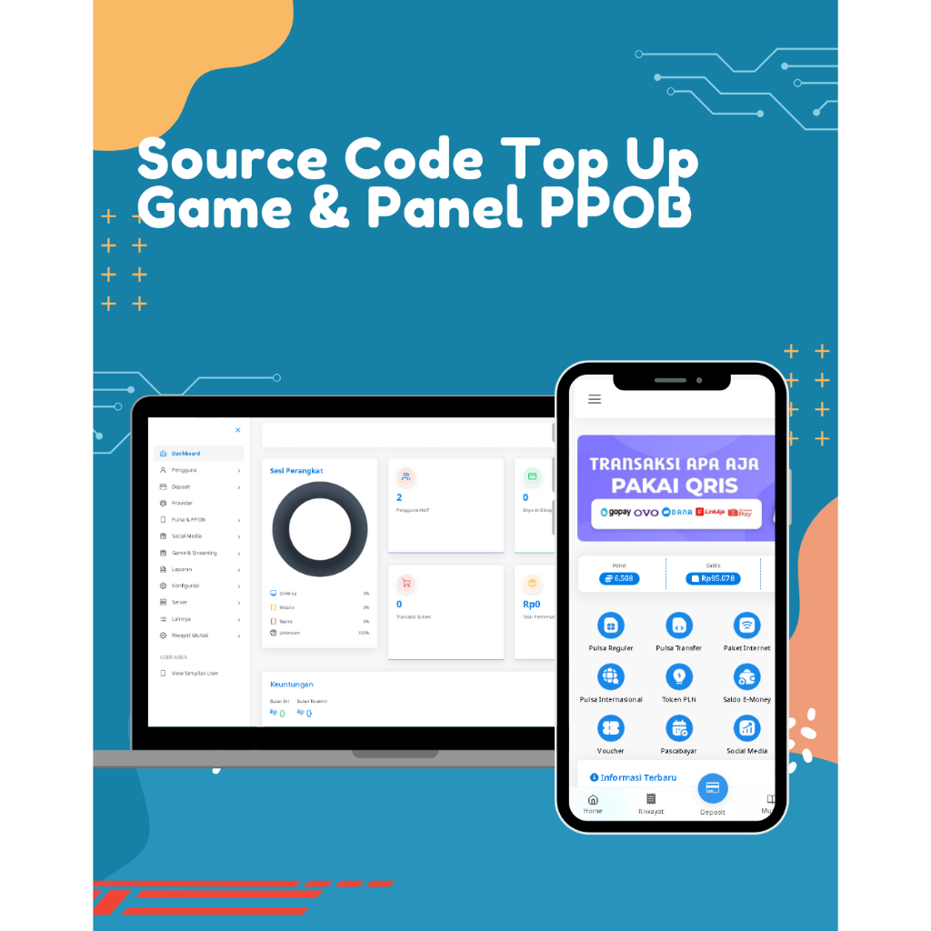 Jual Source Code Script Panel Top Up Game & PPOB | Shopee Indonesia
