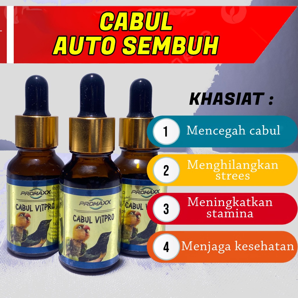 Jual VITAMIN BURUNG CABUL PROMAXX CABUL PRO SUPLEMEN UNTUK SEMUA BURUNG ...